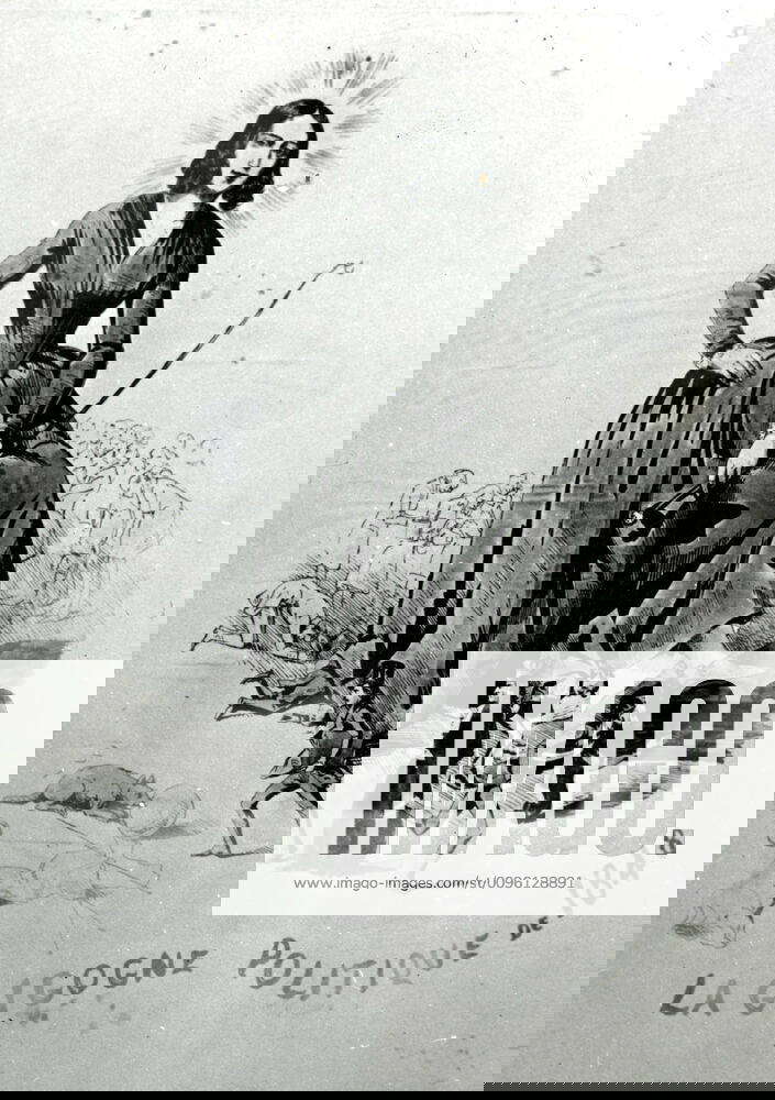 REVOLUTION DE 1848 La gigogne politique de 1848 . Caricature de George ...