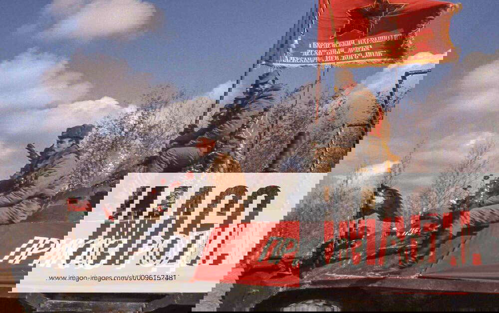 February 16, 1989, Termez, Uzbek SSR, Soviet Union: Soldiers of the 103rd Guards Airborne Division