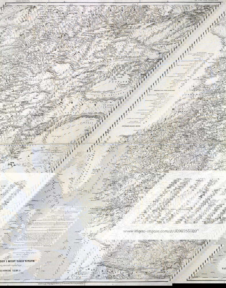 ABYSSINIA Map of Abyssinia Empire of Ethiopia Scale 1 250 000 Credit ...
