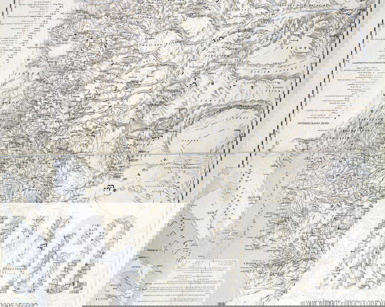 ABYSSINIA Map of Abyssinia Empire of Ethiopia Scale 1 250 000 Credit ...