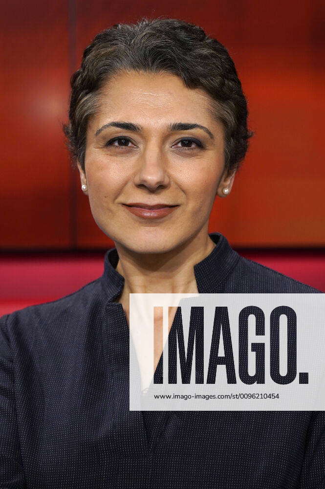 Golineh Atai on the ARD talk show hart aber fair in Studio Adlershof Berlin