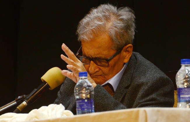 Nobel laureate Amartya Sen in Kolkata Nobel laureate Amartya Sen speaks ...