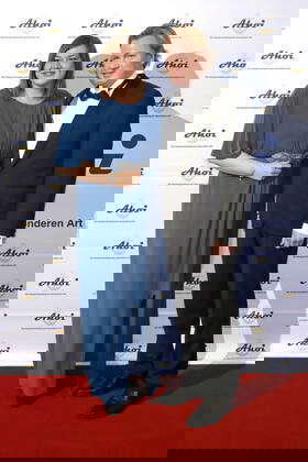 Katharina Fegebank with partner Mathias Wolff at the 14th New Years ...