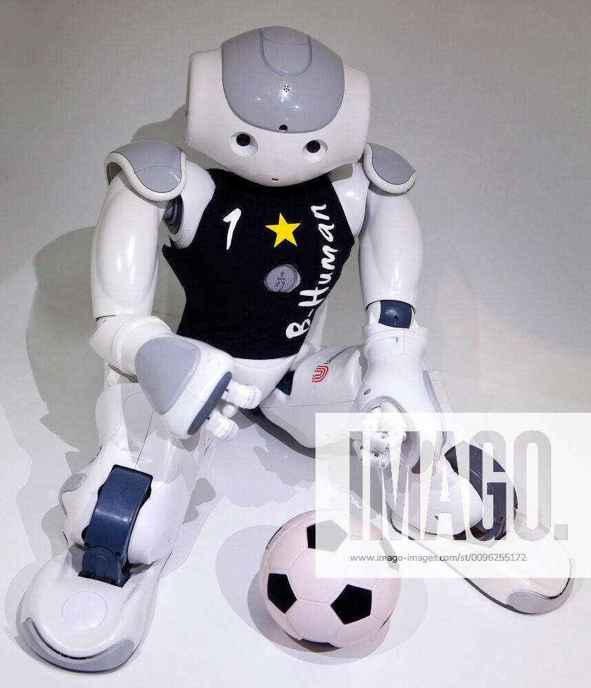 Nao, ein humanoider Roboter, der Fussball spielen kann BLWS
