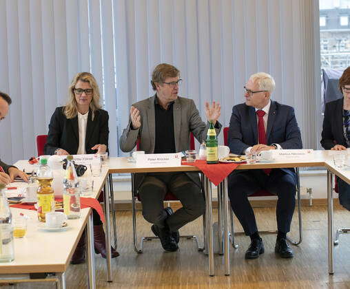 Caritas Cologne Germany Date 23 01 2020 From left Carmen Witte Yüksel ...