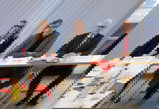 Caritas Cologne Germany Date 23 01 2020 From left Carmen Witte Yüksel ...