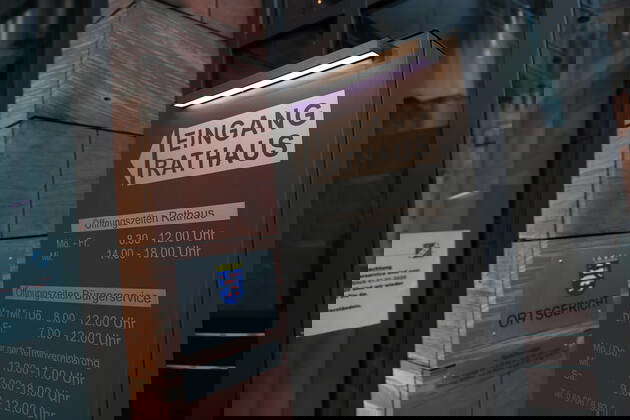 Rathaus Rodgau 23 12 2019 Rodgau Hessen x1x Rathaus Rodgau in the ...