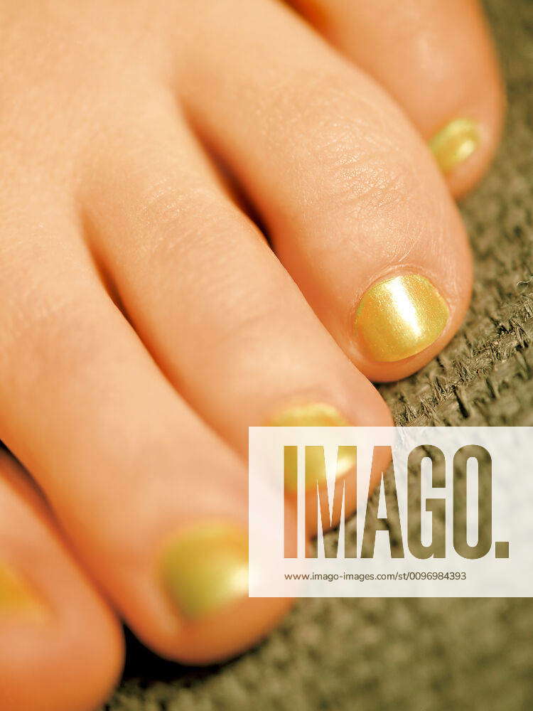 Painted toes Closeup image of painted toes. Scanned from film. Y