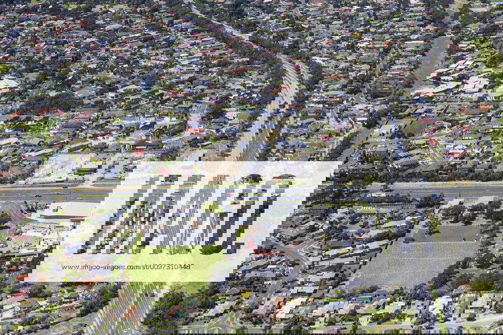 Aerial view of Rowville in Melbourne s East. Rowville Victoria Australia