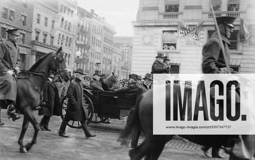 President Woodrow Wilsons Second Inauguration March 5 1917 President