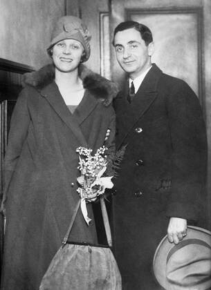 Irving Berlin, American Composer with his first wife, Dorothy Goetz ...
