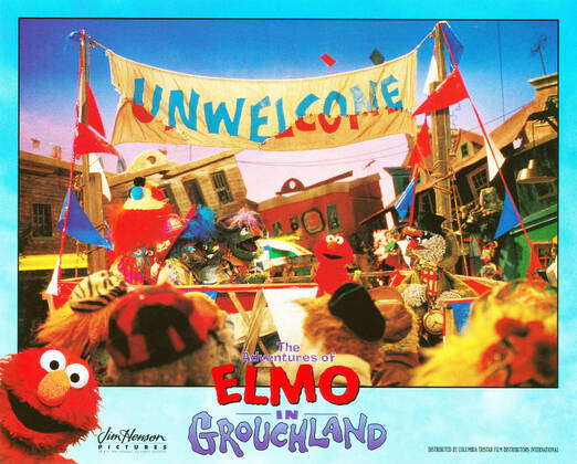 THE ADVENTURES OF ELMO IN GROUCHLAND, Elmo, front from left: Grizzy ...