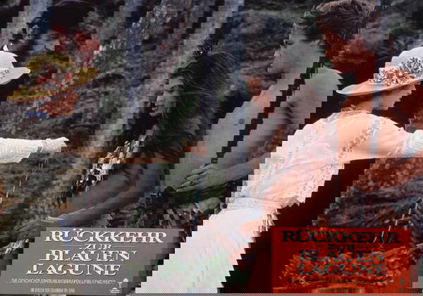 RETURN TO THE BLUE LAGOON, from left: Nana Coburn, Brian Blain, 1991 ...