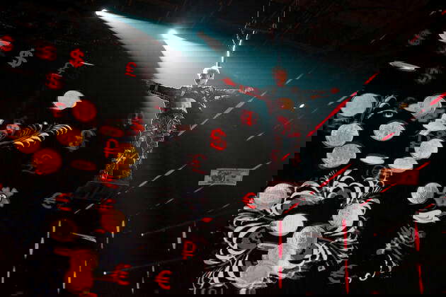 MOSCOW, RUSSIA - : Anton Lissov, a member of the Russian rave band ...