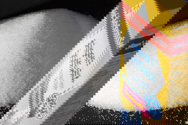 Iodized salt, table salt enriched with iodine