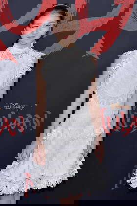 Crystal Rao at the world premiere of the movie Mulan at Dolby Theatre ...