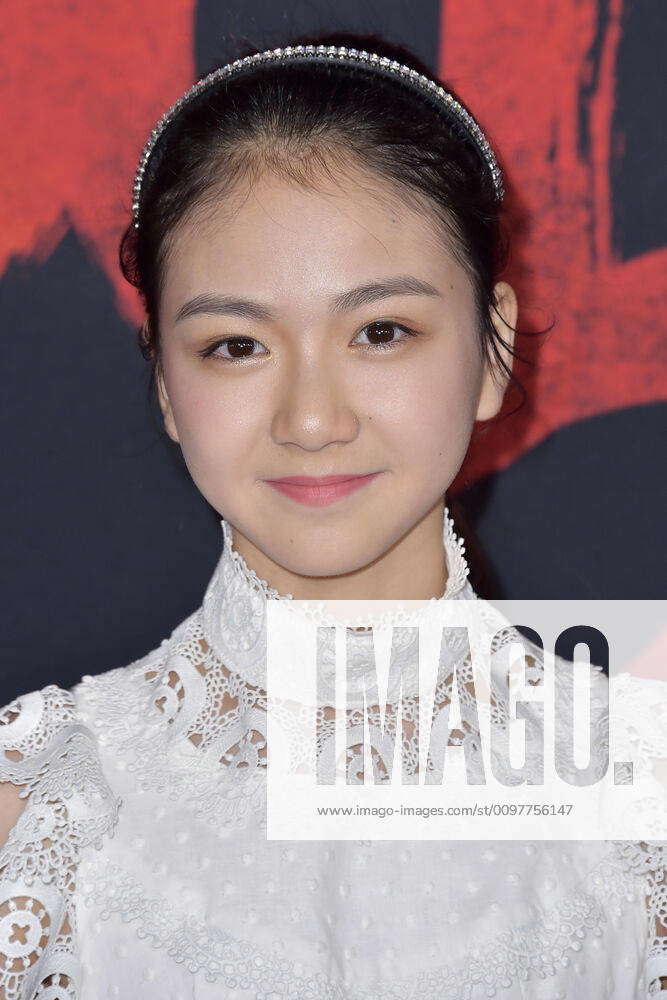 Crystal Rao at the world premiere of the movie Mulan at Dolby Theatre ...