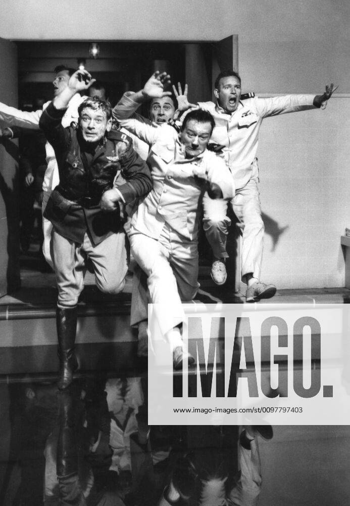 THE WINGS OF EAGLES, from left: Jody McCrea, Kenneth Tobey, Ken Curtis ...