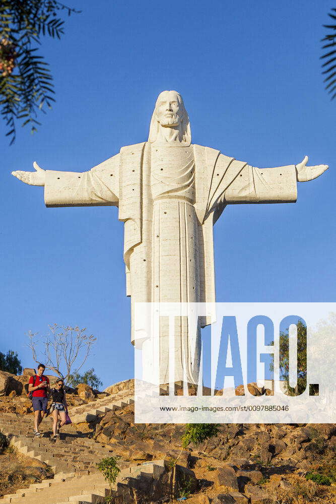 Torists, Largest statue of Jesus Christ in the world, the Cristo de la ...