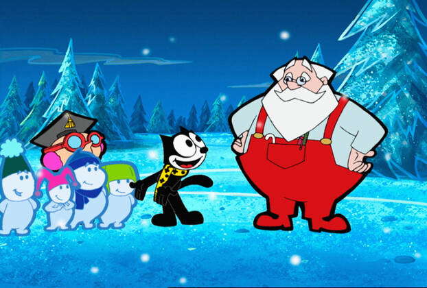 FELIX THE CAT SAVES CHRISTMAS, Poindexter, Felix the Cat, 2004. Good ...