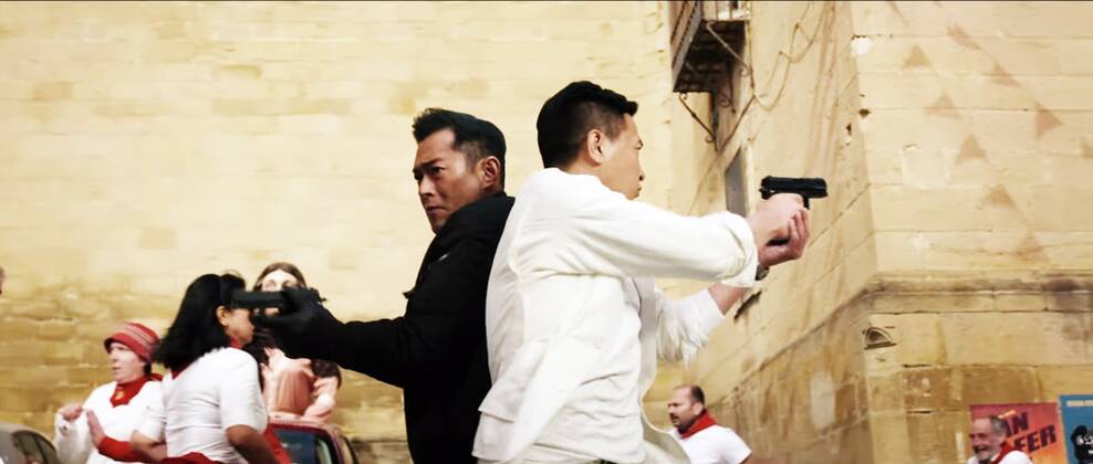 LINE WALKER 2, poster from China, from left: Nick CHEUNG, Francis NG ...