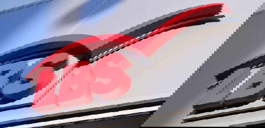 Logo lettering Landesbausparkasse LBS on 18 03 2020 in Duisburg A ...