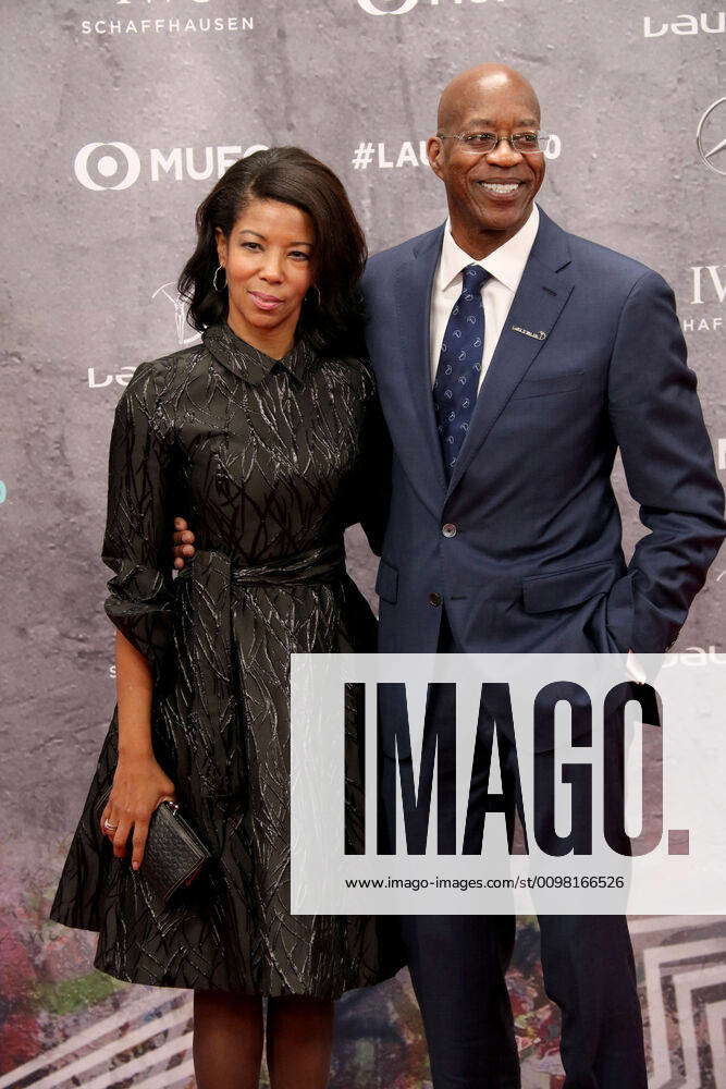 15 Edwin Moses with his wife Michelle Moses at the presentation of the ...