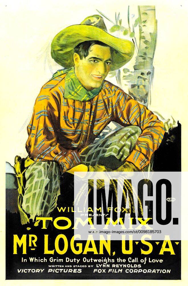 MR. LOGAN, U.S.A., Tom Mix, 1919, TM and Copyright 20th Century Fox Film Corp. All rights reserved