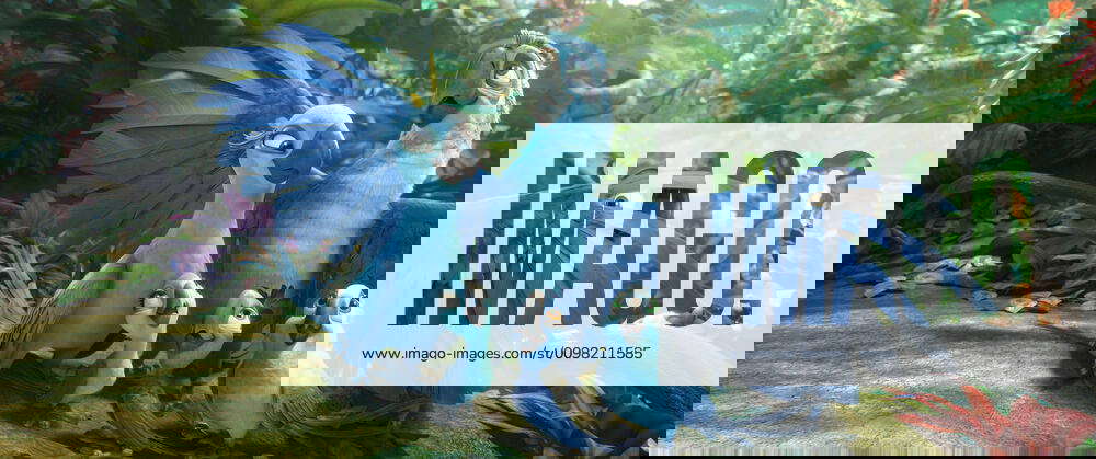 RIO 2, rear l-r: Jewel (voice: Anne Hathaway), Eduardo (voice: Andy ...