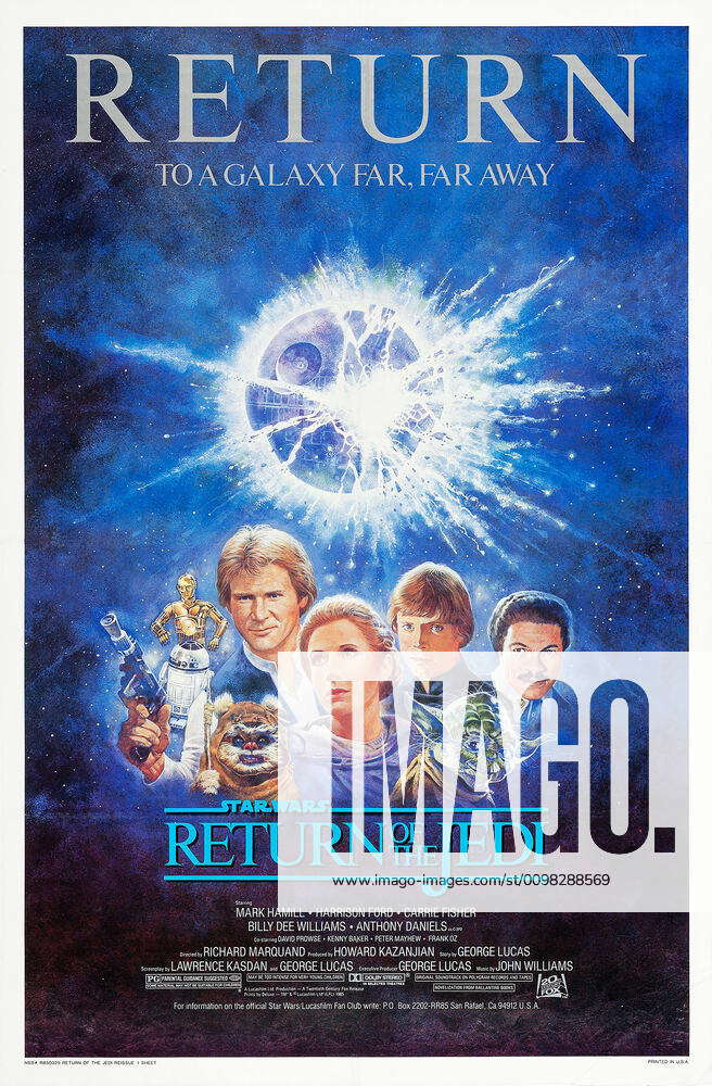 STAR WARS: EPISODE VI-RETURN OF THE JEDI, l-r: C-3PO, R2-D2, Harrison ...