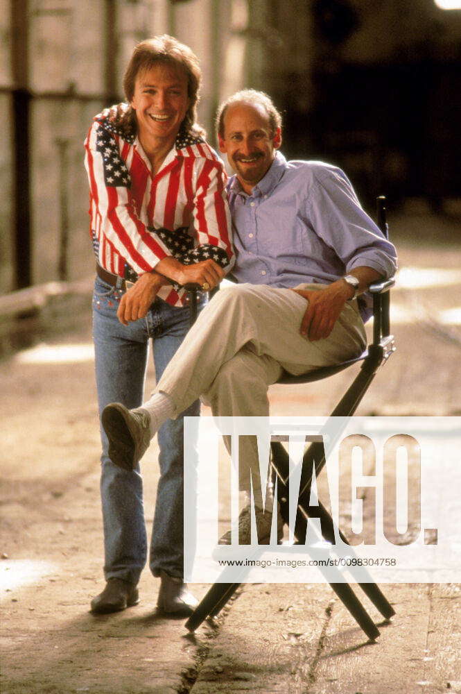 THE SPIRIT OF 76, David Cassidy, director Lucas Reiner on set, 1990 ...