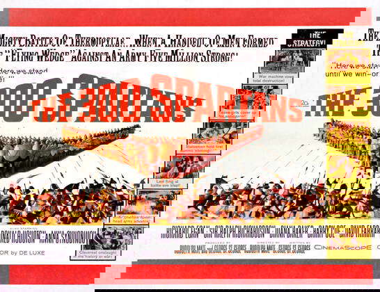 THE 300 SPARTANS, 1962. TM and Copyright 20th Century Fox Film Corp ...