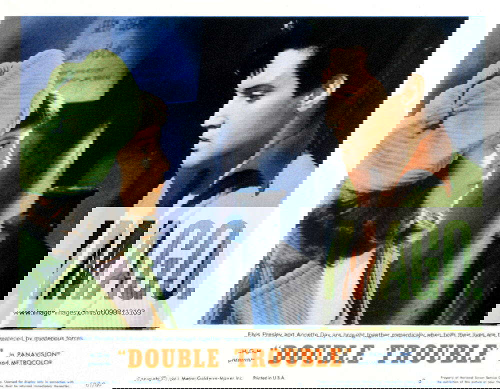 DOUBLE TROUBLE, Annette Day, Elvis Presley, 1967 Courtesy Everett ...