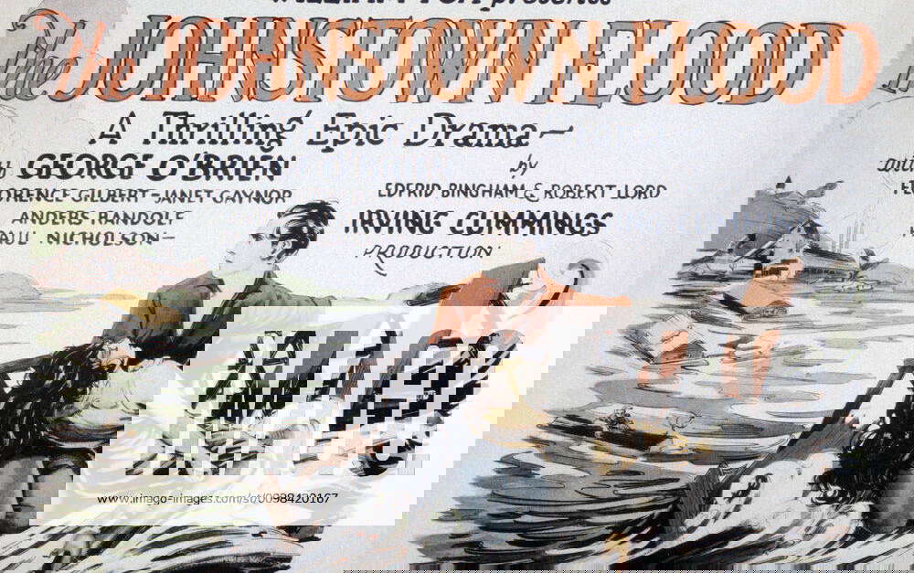 THE JOHNSTOWN FLOOD, George O Brien (center), 1926. Fox Film ...