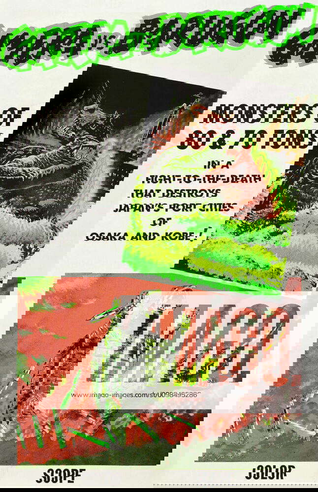 GAMERA VS. BARUGON, (aka DAIKAIJU KETTO: GAMERA TAI BARUGON), 1966 ...