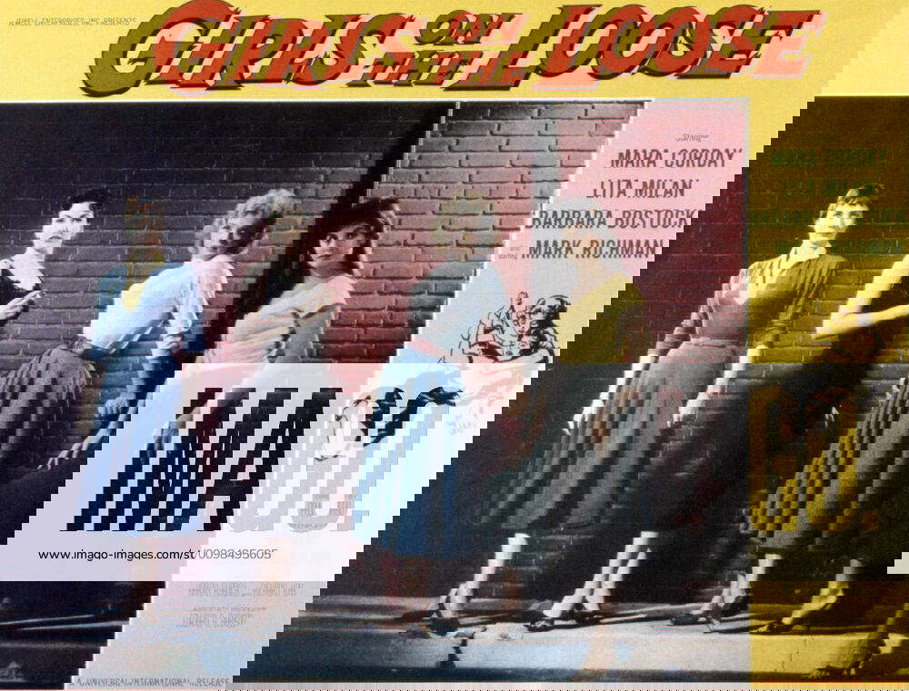 GIRLS ON THE LOOSE, Barbara Bostock, Mara Corday, Joyce Barker, Lita ...