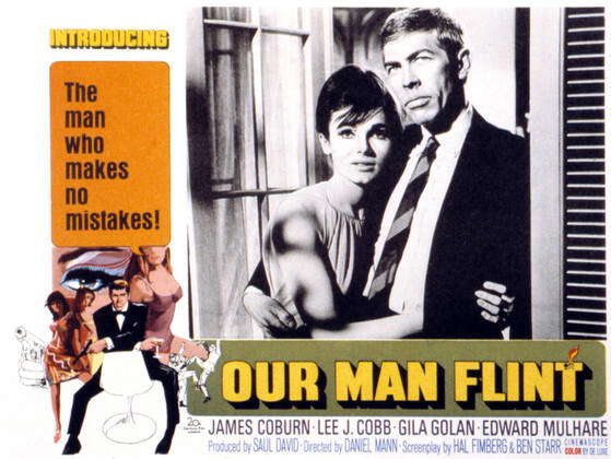 OUR MAN FLINT, Gila Golan, James Coburn, 1966, TM and Copyright, 20th ...
