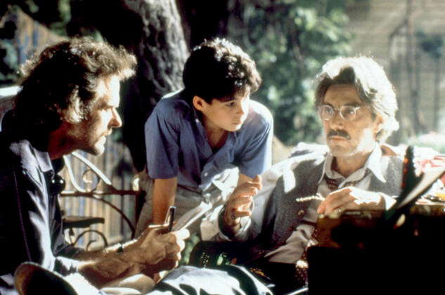 TWO BITS, director James Foley, Jerry Barone, Al Pacino, on set, 1995 ...