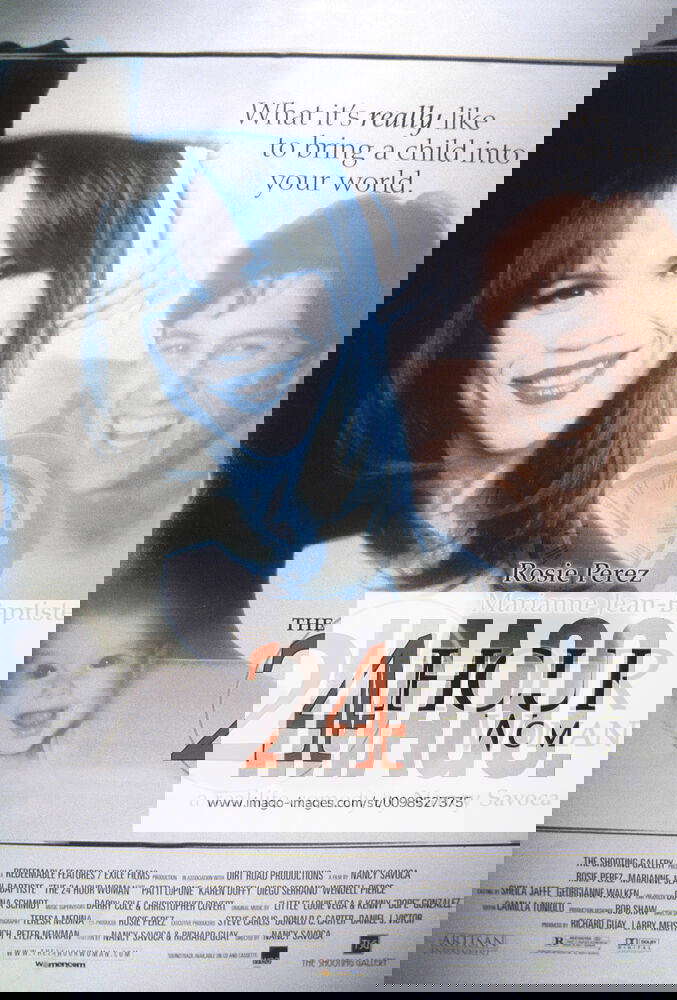 THE 24 HOUR WOMAN, US poster, from left: Rosie Perez, Diego Serrano ...