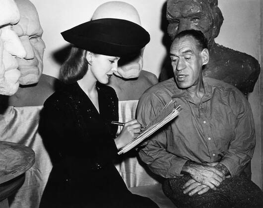 HOUSE OF HORRORS, from left, Virginia Grey, Rondo Hatton, 1946 Courtesy ...