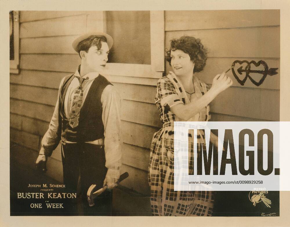 ONE WEEK, Buster Keaton, Sybil Seely, 1920. For usage credit please use ...