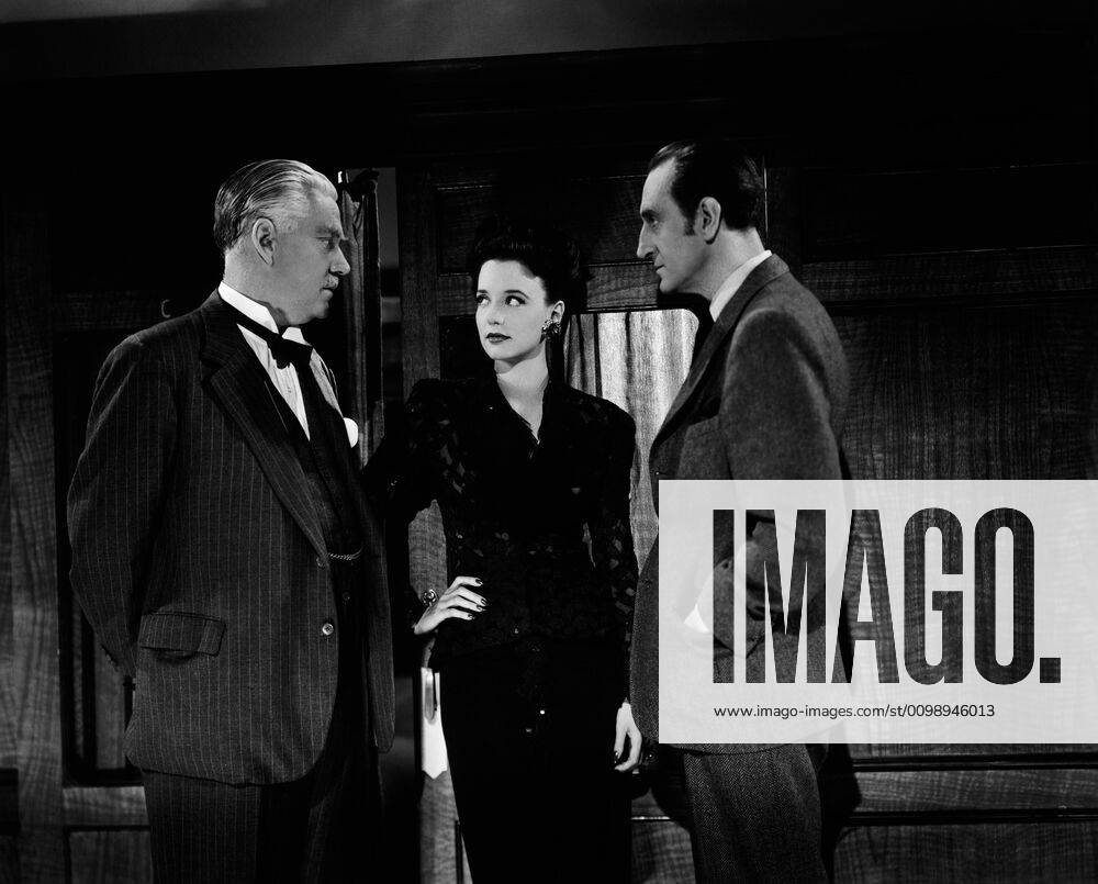 TERROR BY NIGHT, from left: Nigel Bruce, Renee Godfrey, Basil Rathbone ...