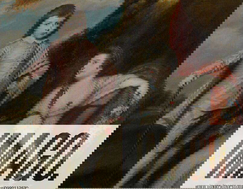 GEORGE CAPEL, VISCOUNT MALDEN, AND ELIZABETH CAPEL, by Sir Joshua ...