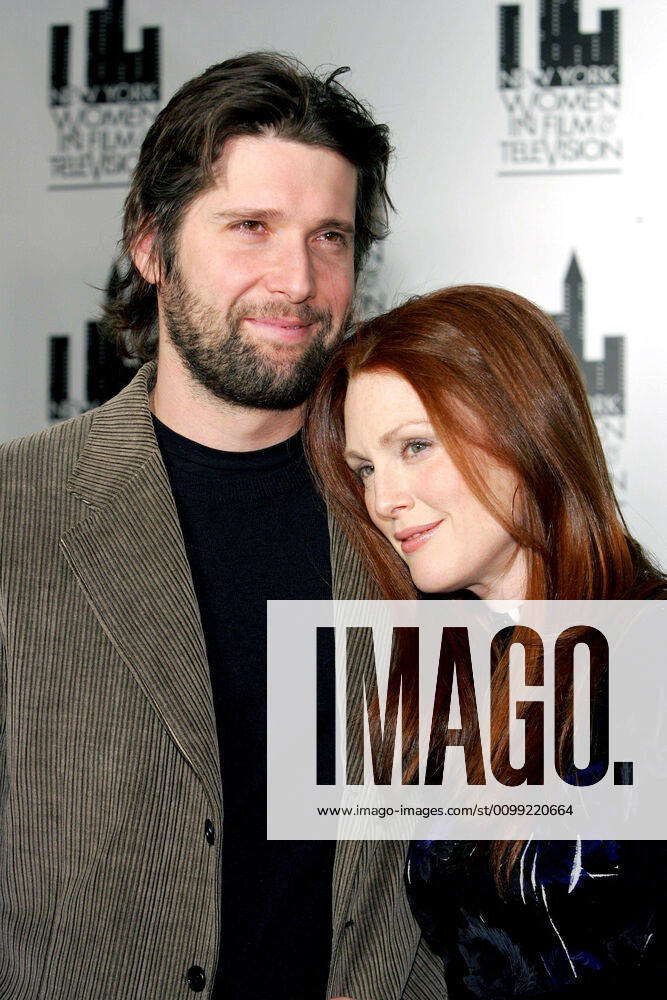 Julianne Moore, Bart Freundlich at arrivals for New York Women in Film ...