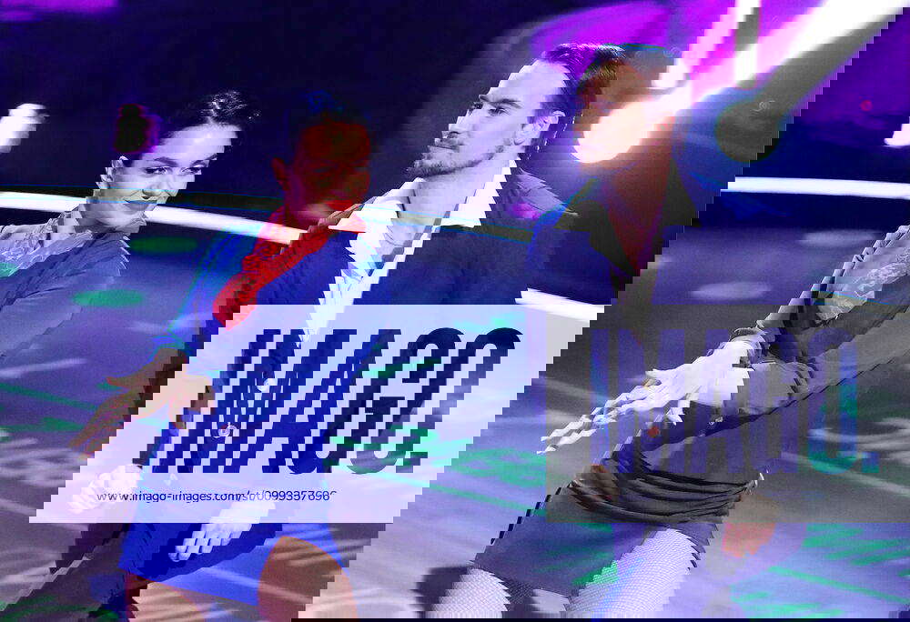 MOSCOW, RUSSIA - : Actor Pyotr Romanov and dancer Mariya Smolnikova ...