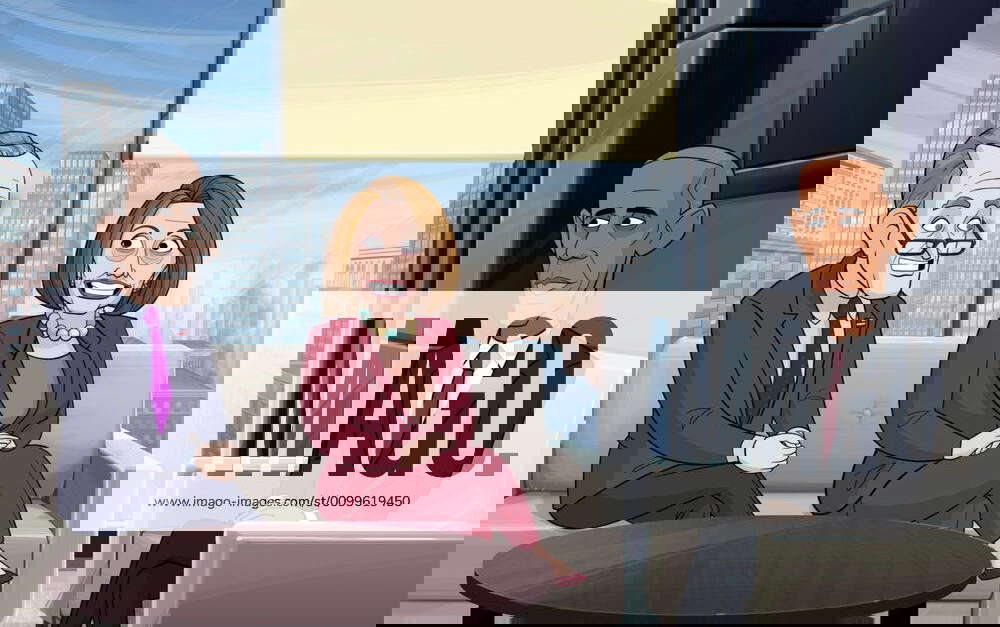 OUR CARTOON PRESIDENT, from left: Chuck Schumer (voiced by Thomas ...