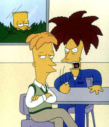 THE SIMPSONS, Dr.Julius Hibbert, Dr. Marvin Monroe, Otto, Patty Bouvier ...