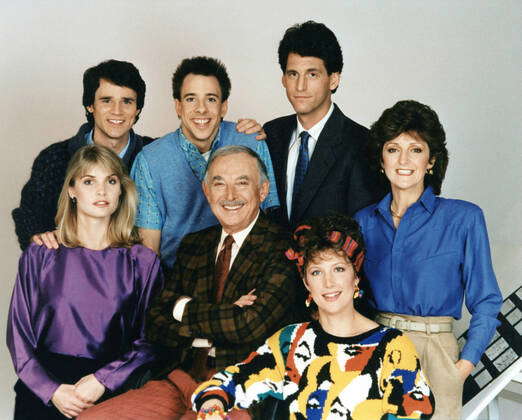 BUSTIN LOOSE, Aaron Lohr (front), center from left: Marie Lynn Wise ...