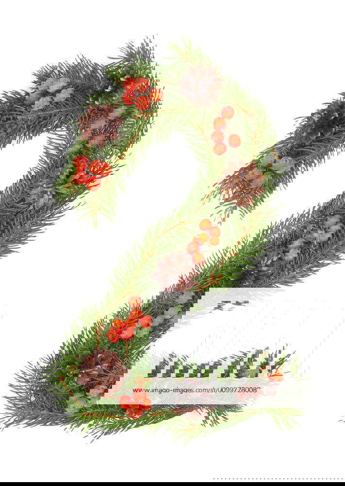 NUMBER 2 NUMBER 2 - Christmas tree decoration - part of a full