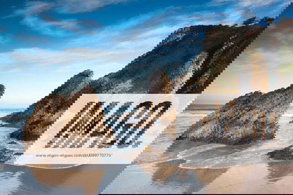 Beach of Pechon, Cantabria, Spain Beach of Pechon, Cantabria, Spain